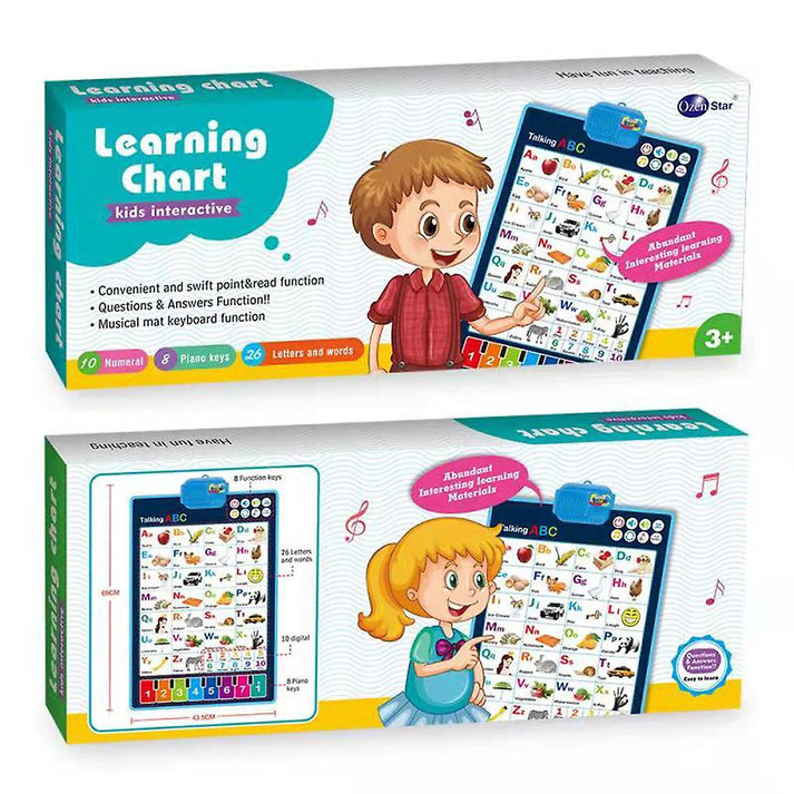 Kids Learning Chart – Toddlers and Juniors
